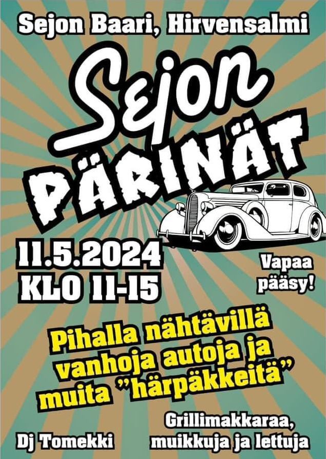 Sejon pärinät Hirvensalmi | Wheels.fi